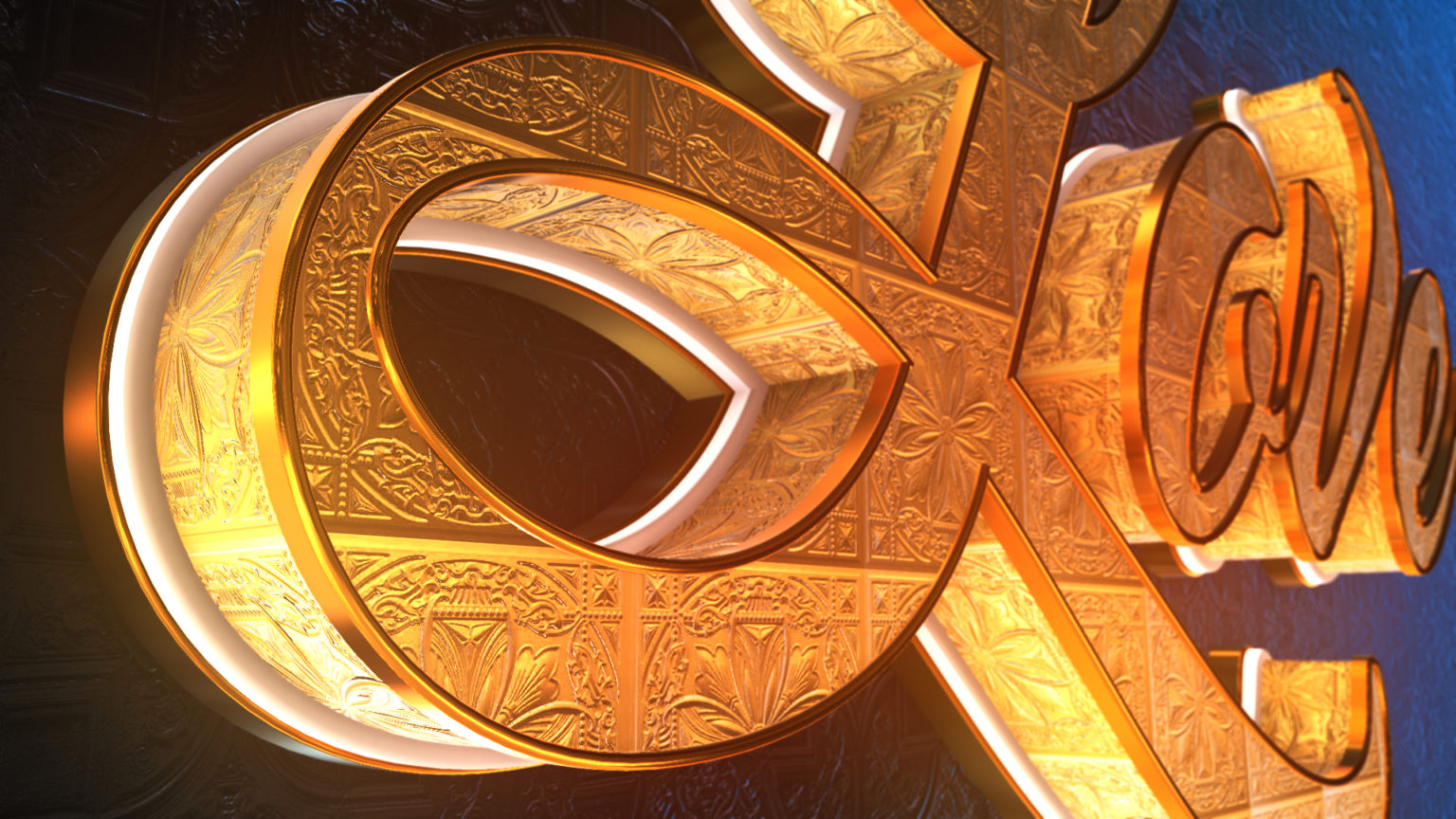 After Effects Tutorial - Beautiful Golden 3D Text » Fattu Tutorials