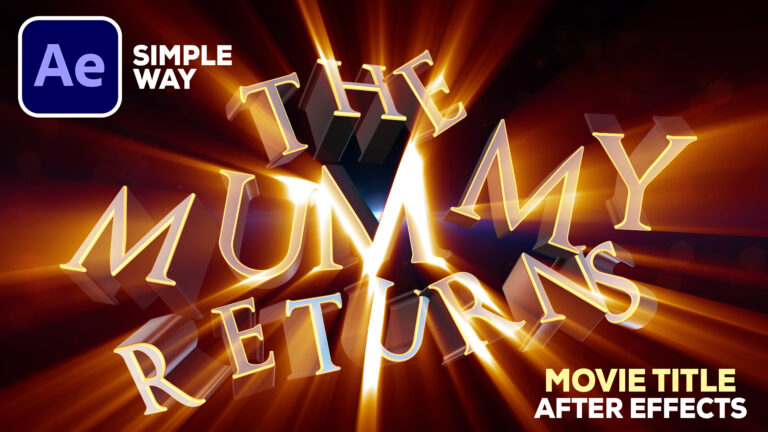 After Effects Tutorial: Cinematic Title Animation in After Effects (simple way) » Fattu Tutorials
