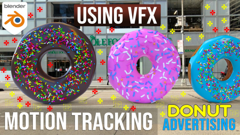 How To Create Your First Vfx In Blender Motion Tracking Fattu Tutorials 