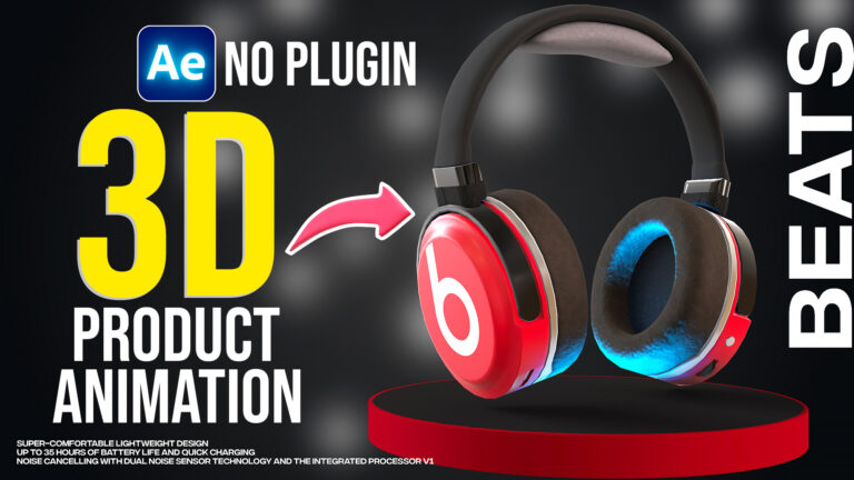 After Effects New Feature 2025 3D Product Animation » Fattu Tutorials