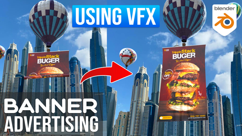 How To Create Banner folding CGI Ads Using VFX in Blender » Fattu Tutorials